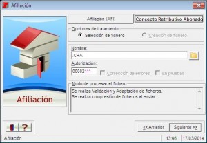 Adaptaciones al nuevo fichero CRA de Conceptos Retributivos Abonados